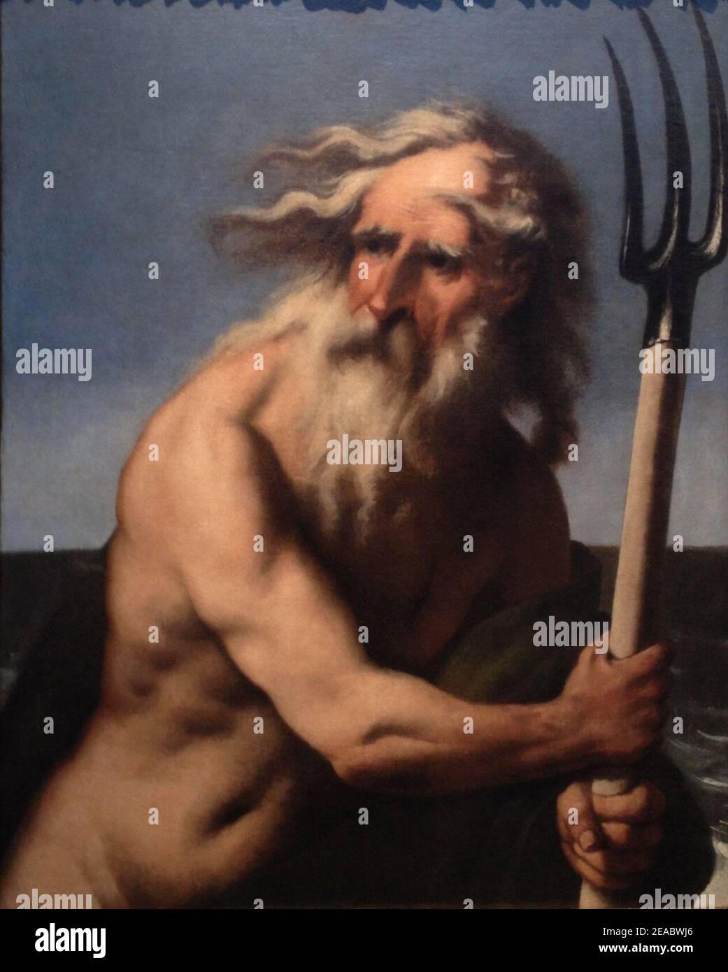 Nettuno di Pietro Muttoni detto Della Vecchia, (cropped Stock Photo - Alamy