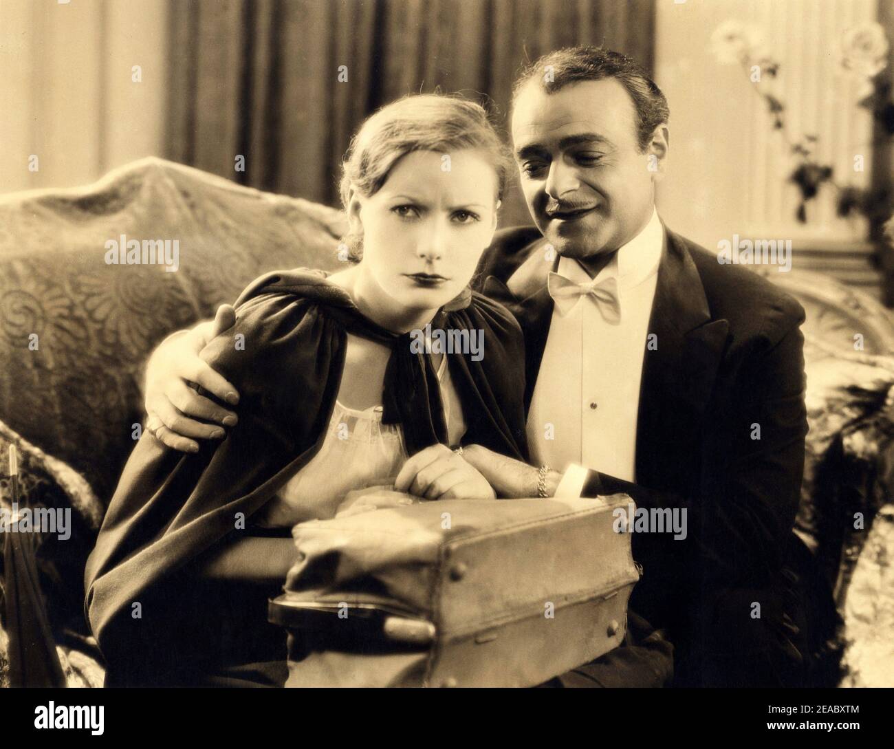 1928 , USA : The movie actress GRETA GARBO with Lowell Sherman in THE ...