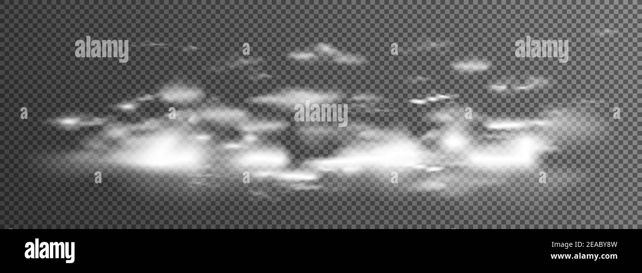 Cloud range. Vector cloud range, realistic illustration, Cloud vector ...