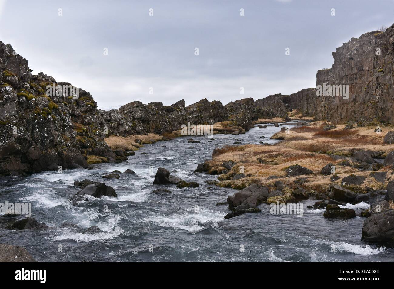 Icelandic Stream in a Fault line 2018 Stock Photo - Alamy