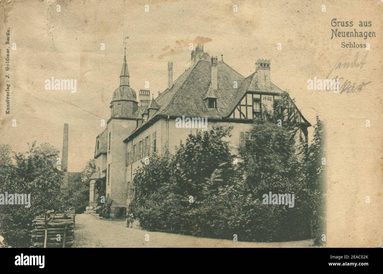 Neuenhagen, Brandenburg - Schloss Stock Photo - Alamy
