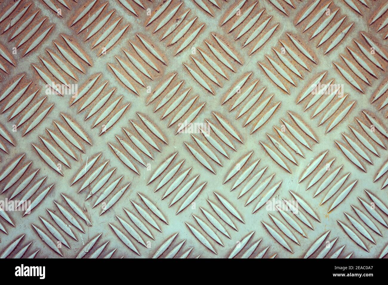 stainless steel floor plate texture Stock Photo - Alamy