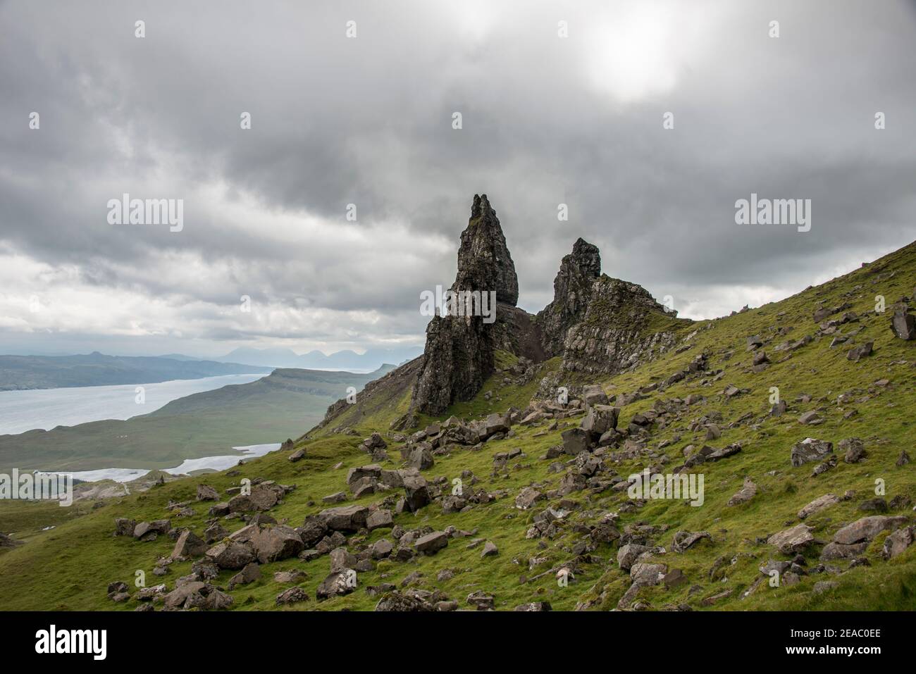Old Man of Storr rock formation, Scotland Stock Photo - Alamy