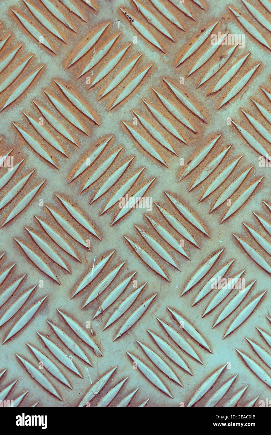 stainless steel floor plate texture Stock Photo - Alamy