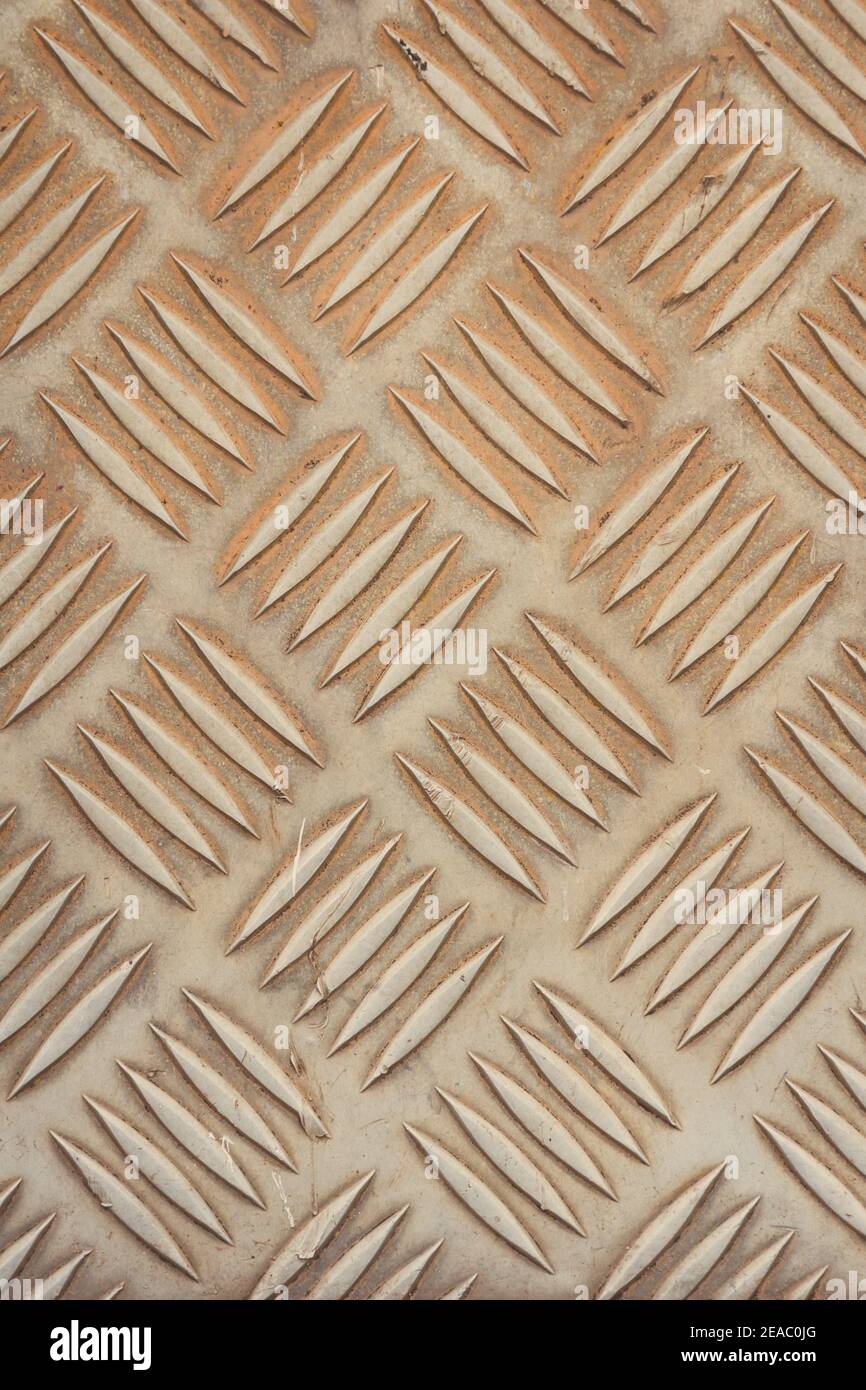 stainless steel floor plate texture Stock Photo - Alamy