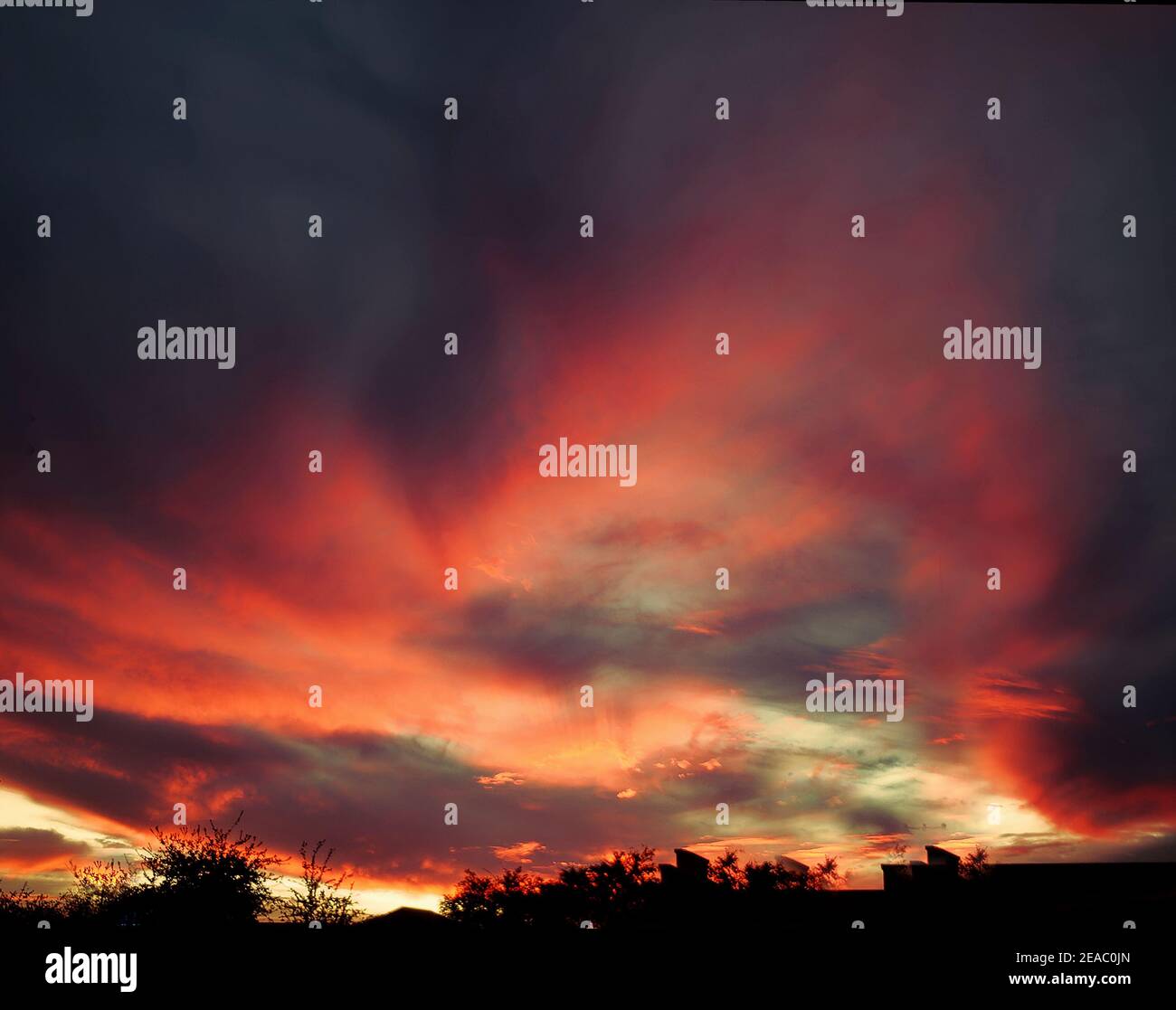 Multi color sunset hi-res stock photography and images - Alamy