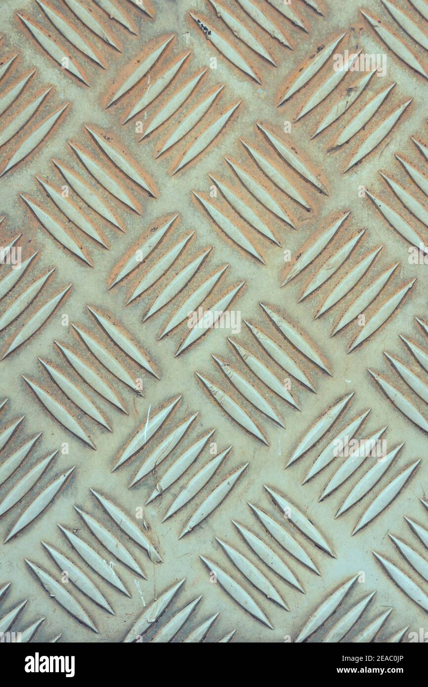 stainless steel floor plate texture Stock Photo - Alamy
