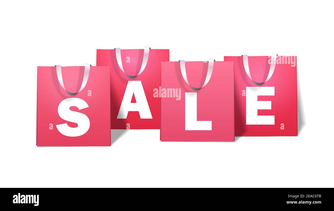 packages for purchases paper shopping bags special offer sale discount ...