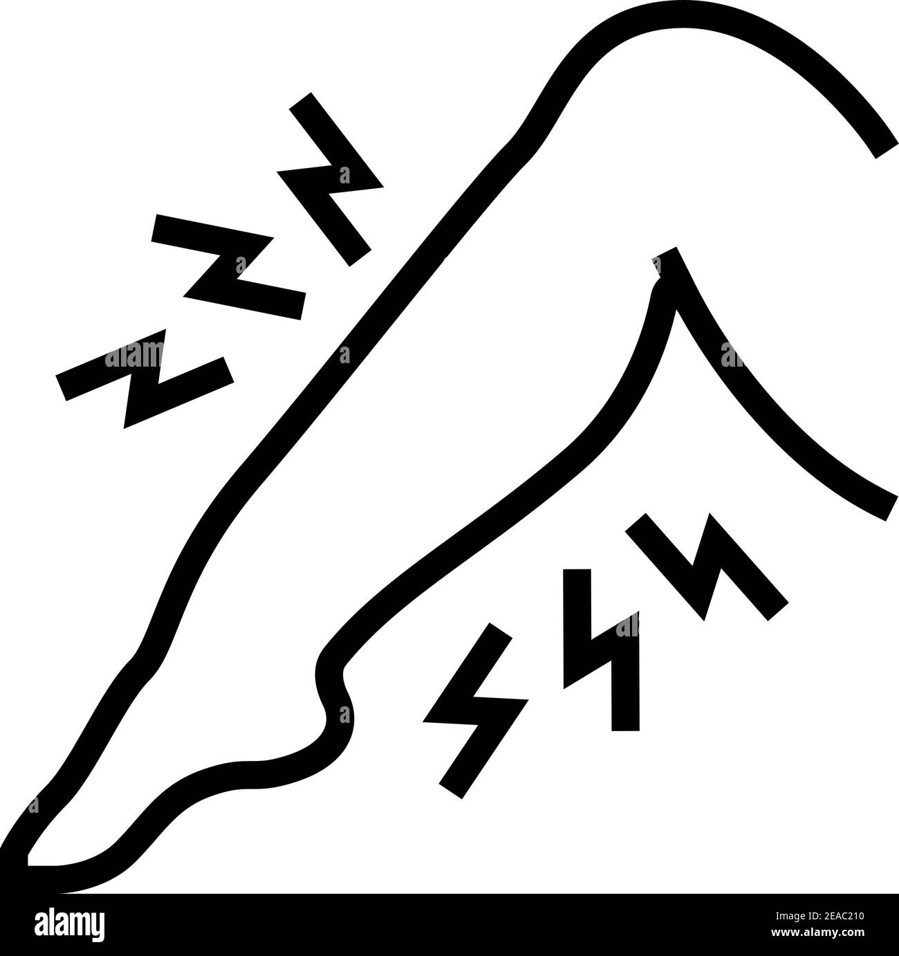 leg pain line icon vector illustration Stock Vector Image & Art - Alamy