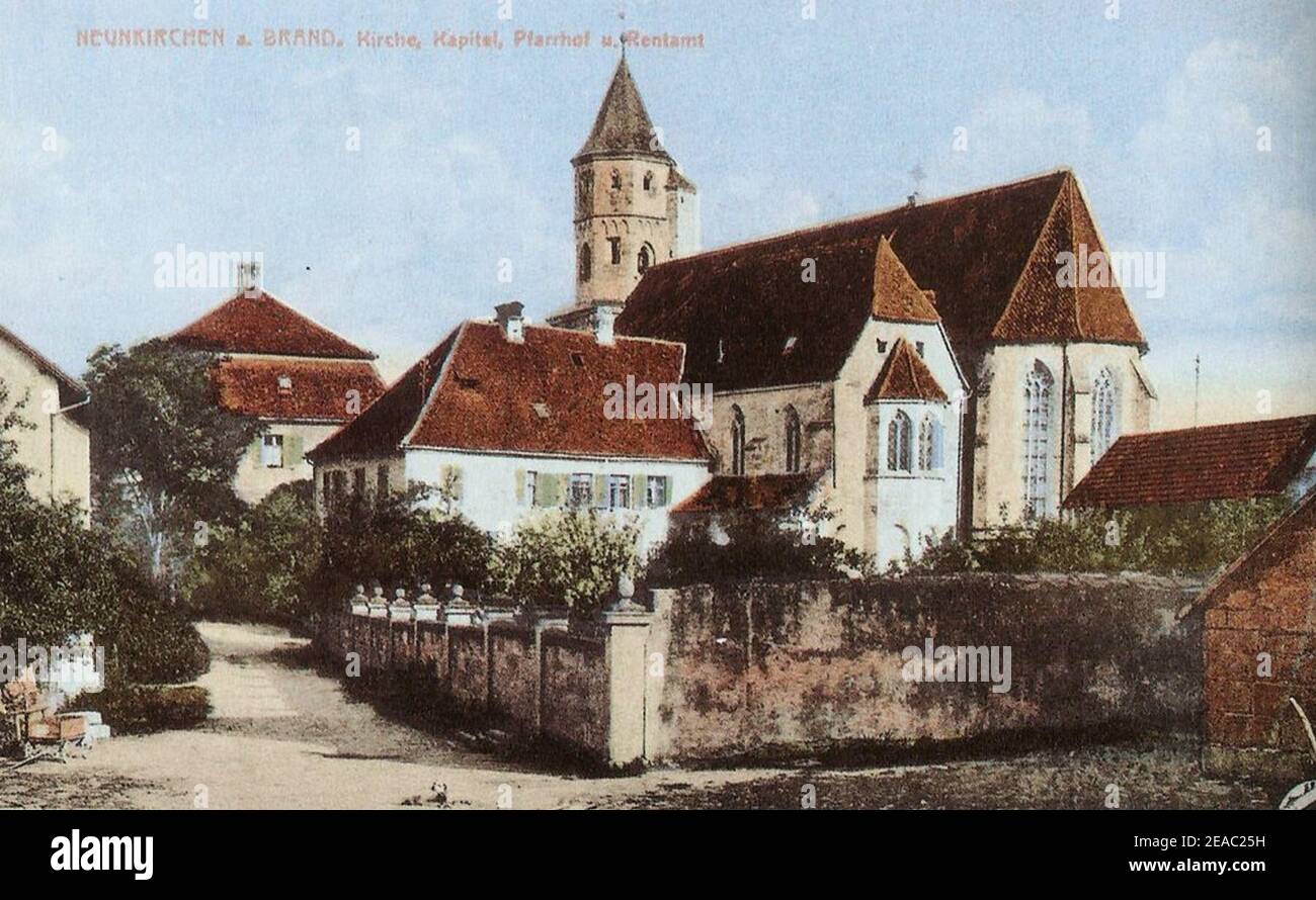 Neunkirchen am Brand Postkarte 001 Stock Photo - Alamy