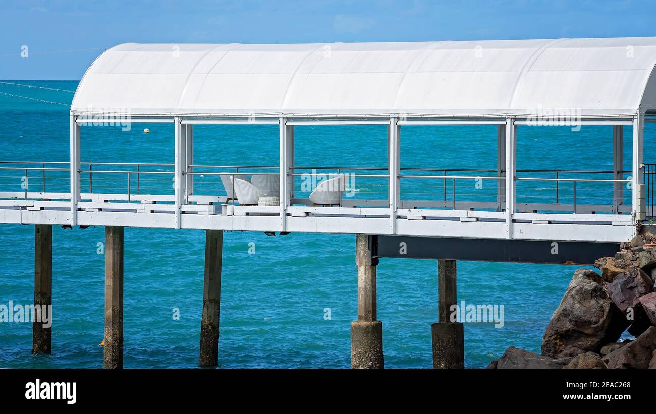 Covered jetty white cane hi-res stock photography and images - Alamy