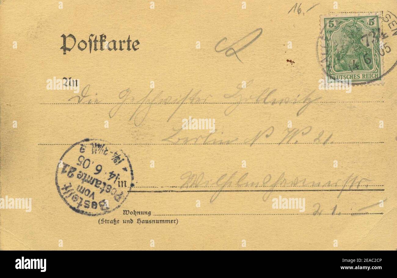 Neusalz a. Oder, Schlesien - Berliner Straße (back Stock Photo - Alamy