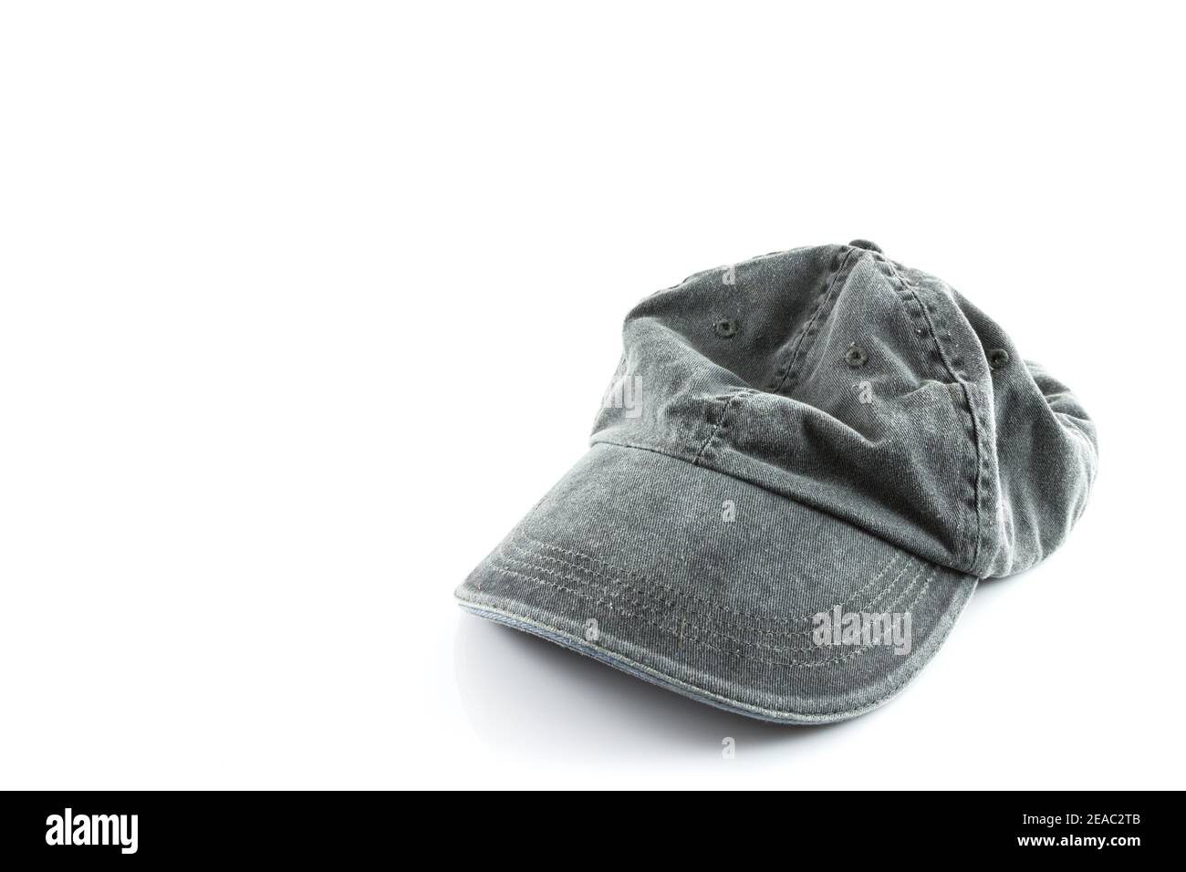 grey hat on a white background Stock Photo - Alamy