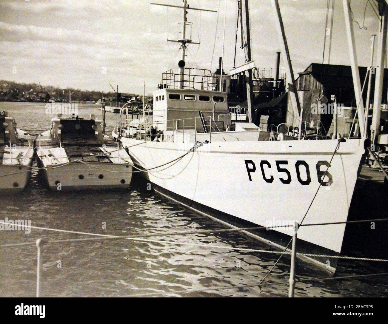 New American subchaser, USS PC 506, later SC-506, Stamford, Connecticut ...
