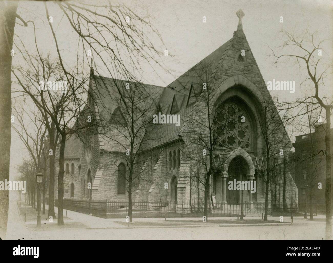 New England Congregational Church, Chicago, 1913 Stock Photo - Alamy
