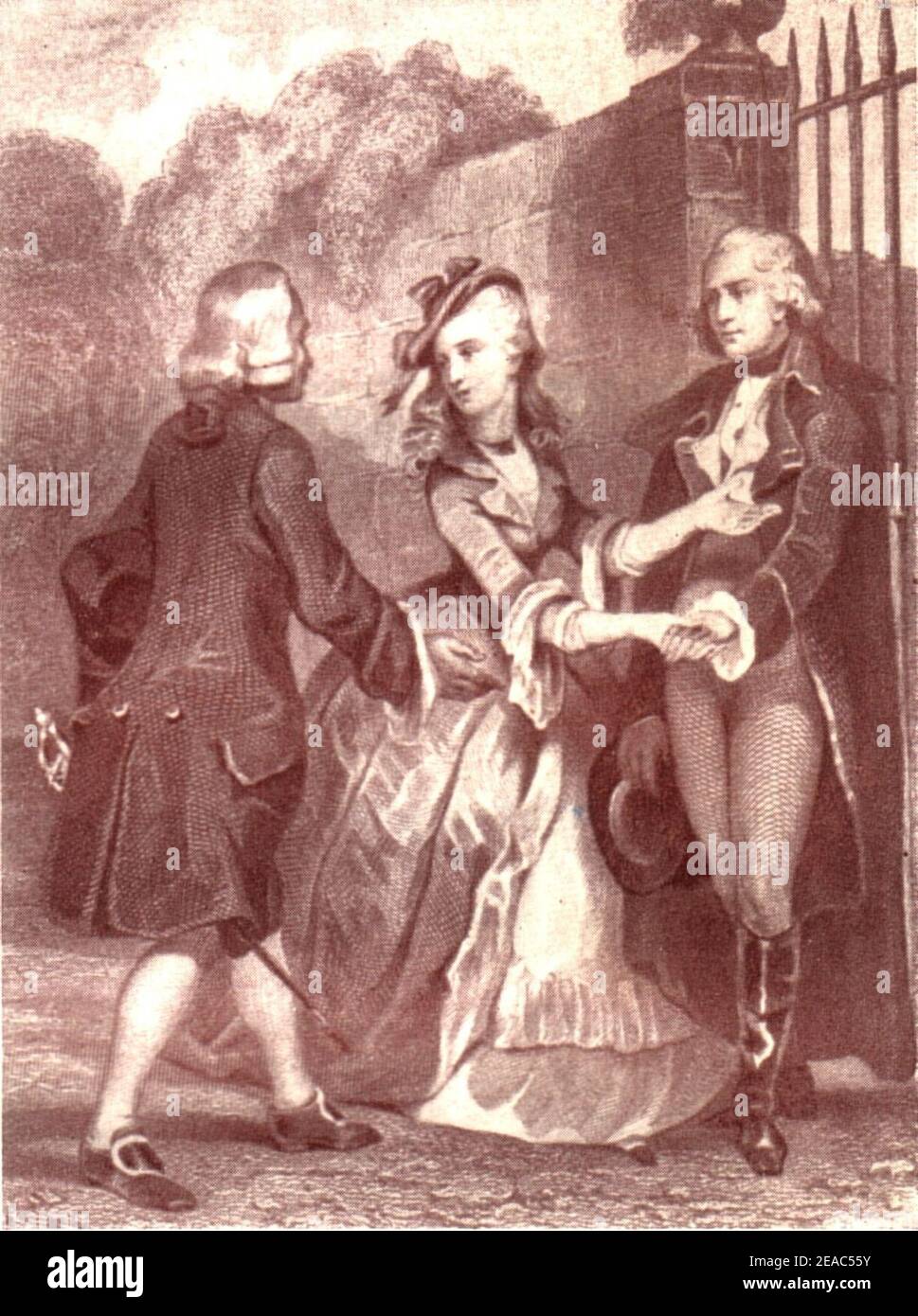 New Heloise engraving Stock Photo - Alamy