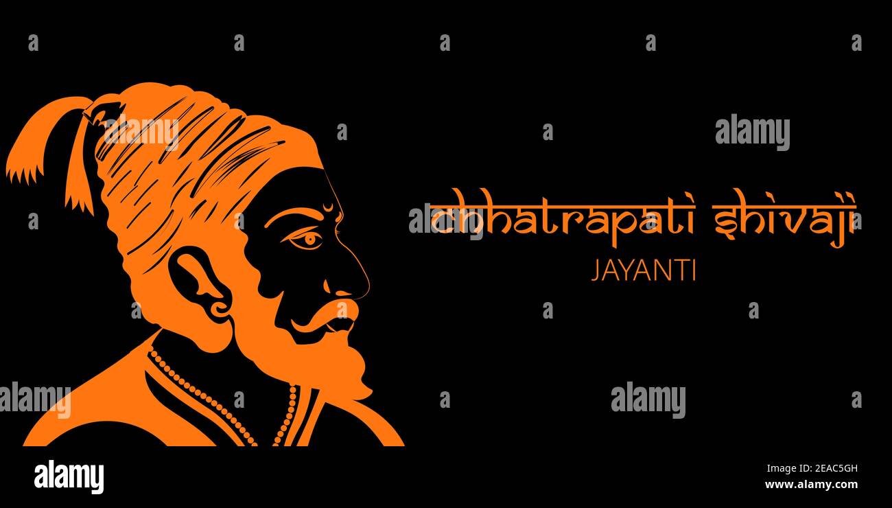 Vector Illustration of Chatrapati Shivaji Maharaj, Maratha clan from ...