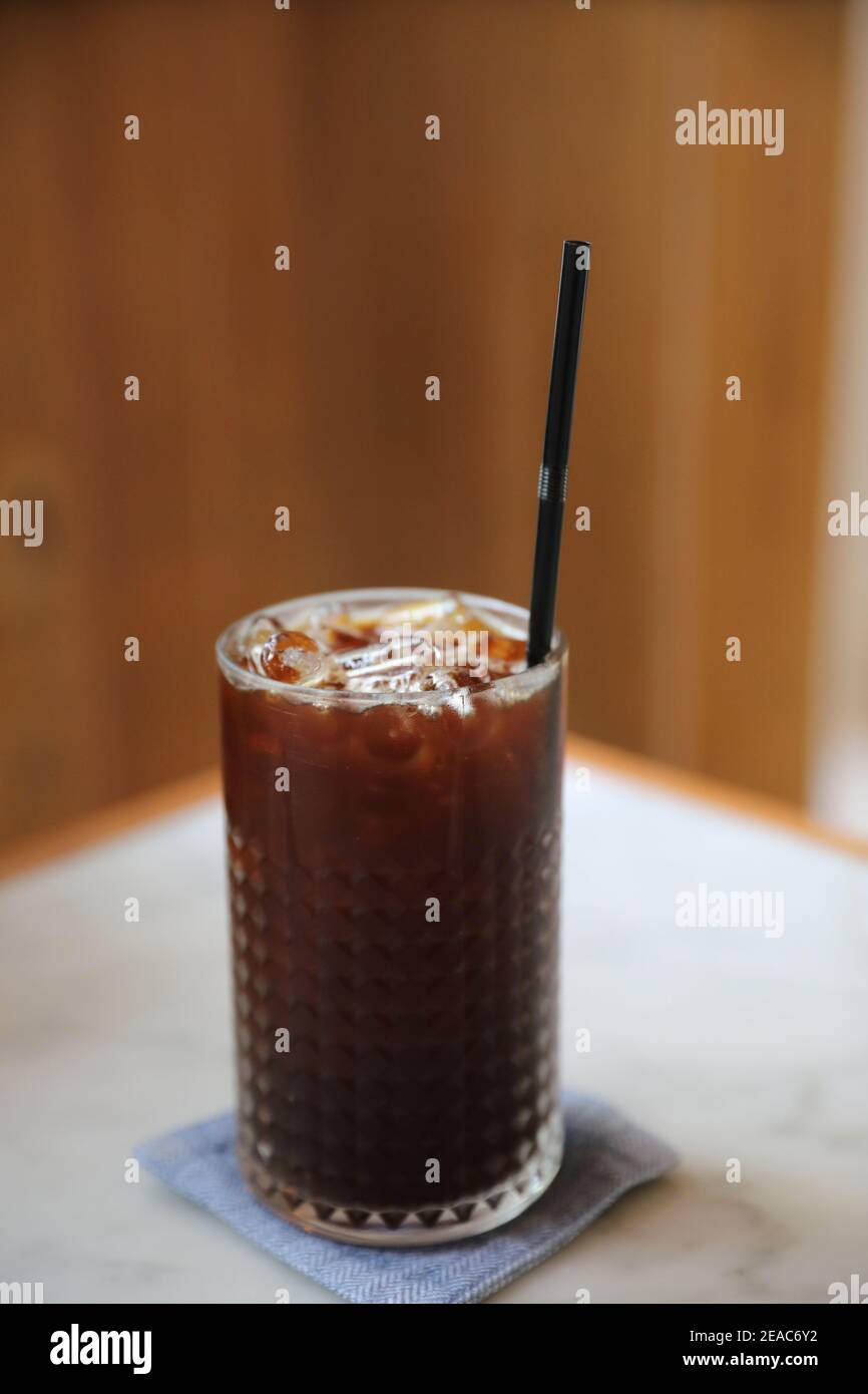 Americano iced coffee hi-res stock photography and images - Alamy