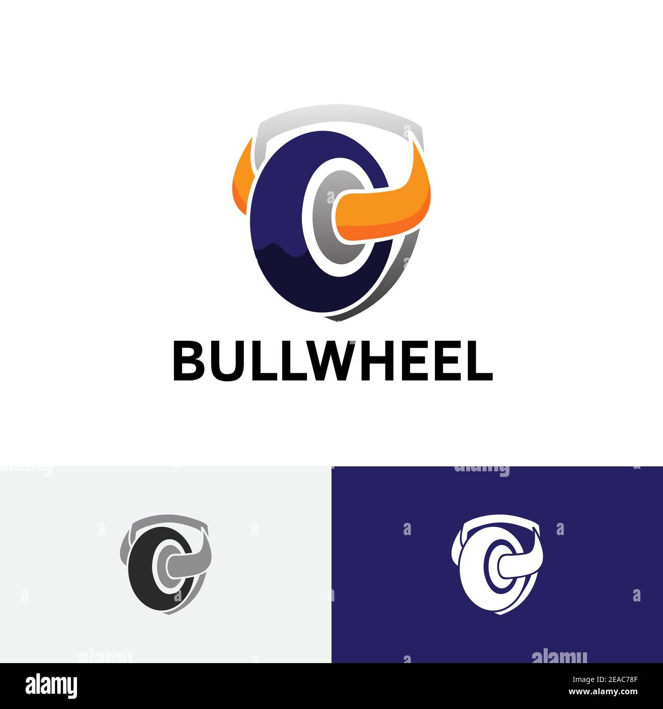 Strong Bull Wheel Tire Shield Protection Guard Logo Stock Vector Image ...