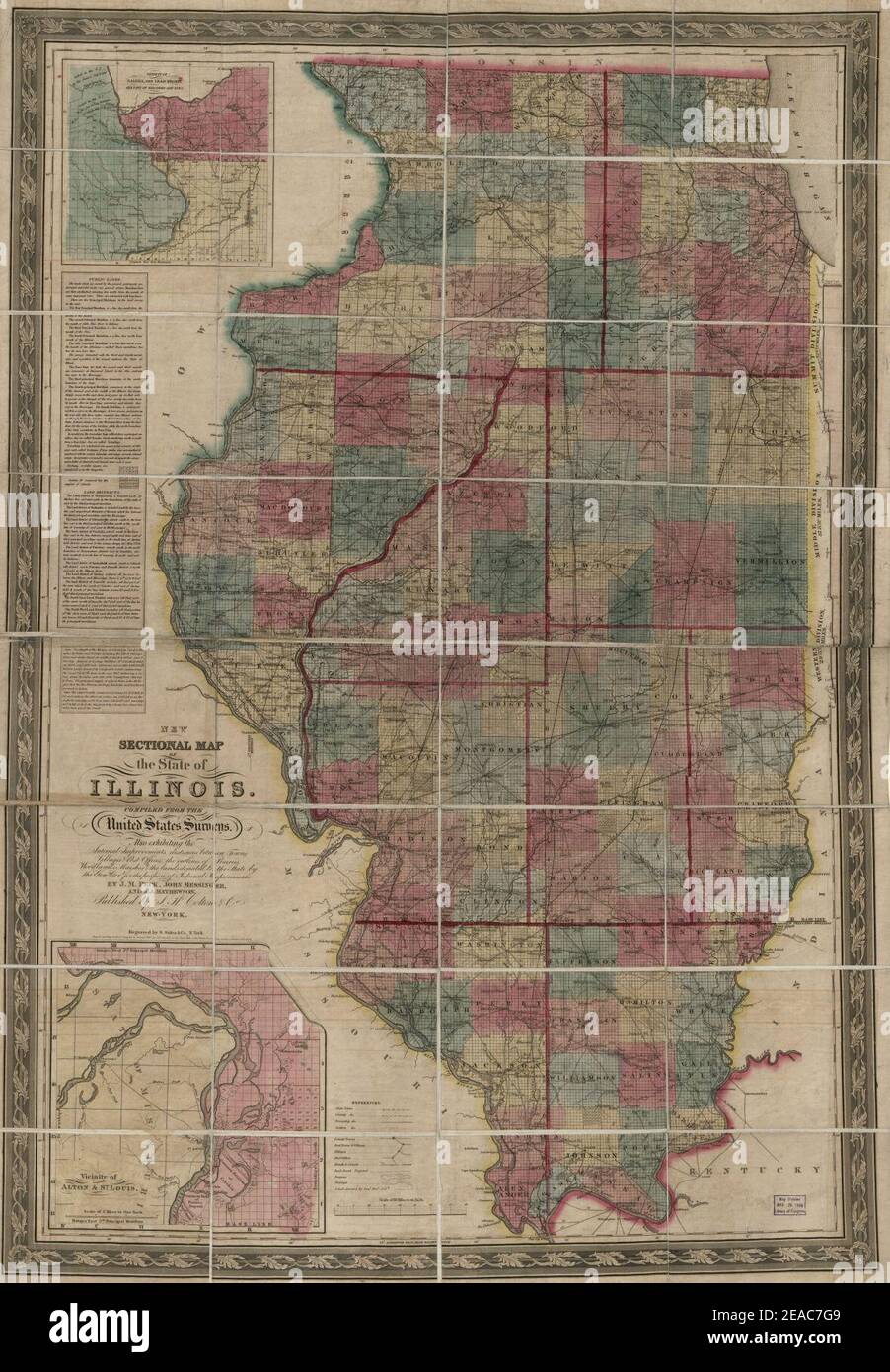 New sectional map hi-res stock photography and images - Alamy