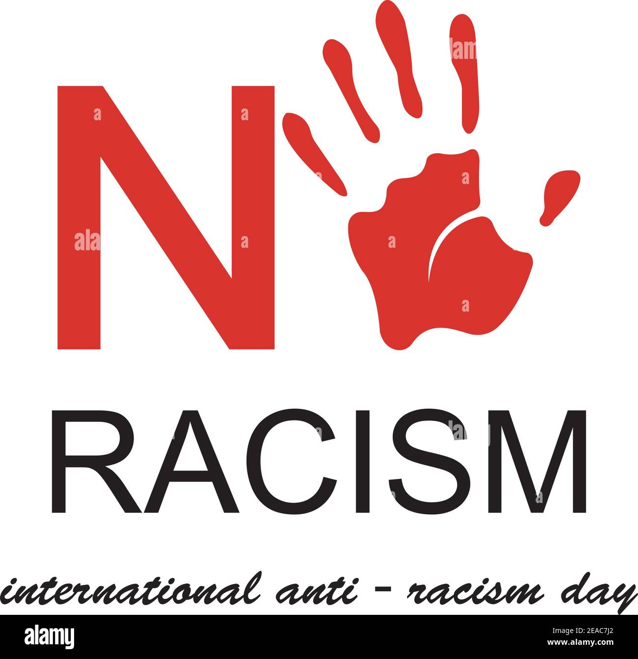 Anti racist movement Stock Vector Images - Alamy