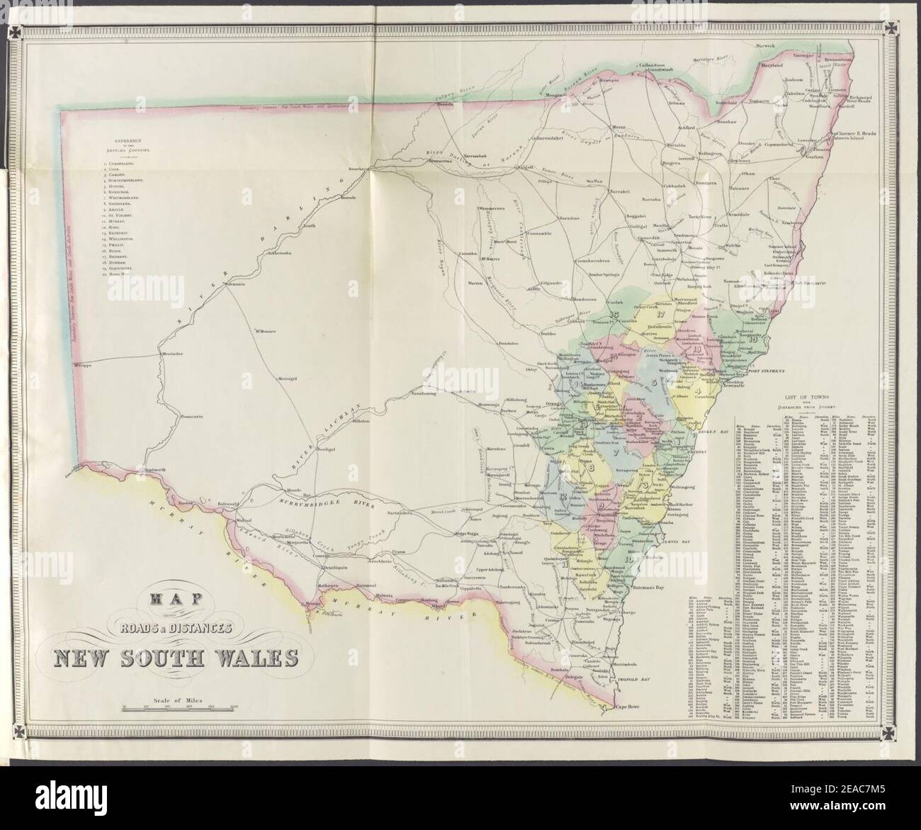 New south wales map hi-res stock photography and images - Alamy