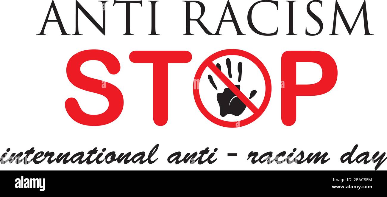 Immigration anti racism Stock Vector Images - Alamy