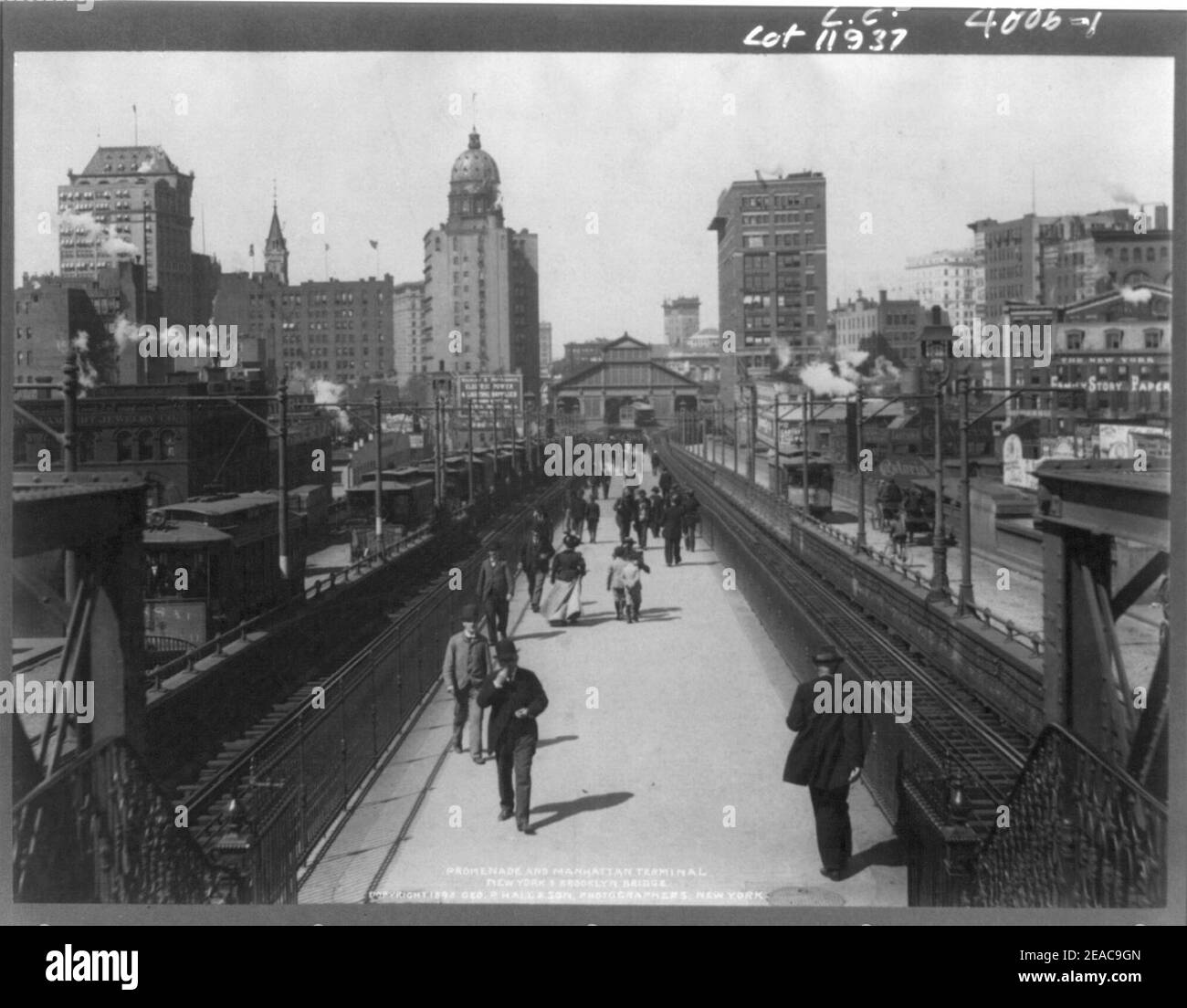 Terminal railroad bridge Black and White Stock Photos & Images - Alamy