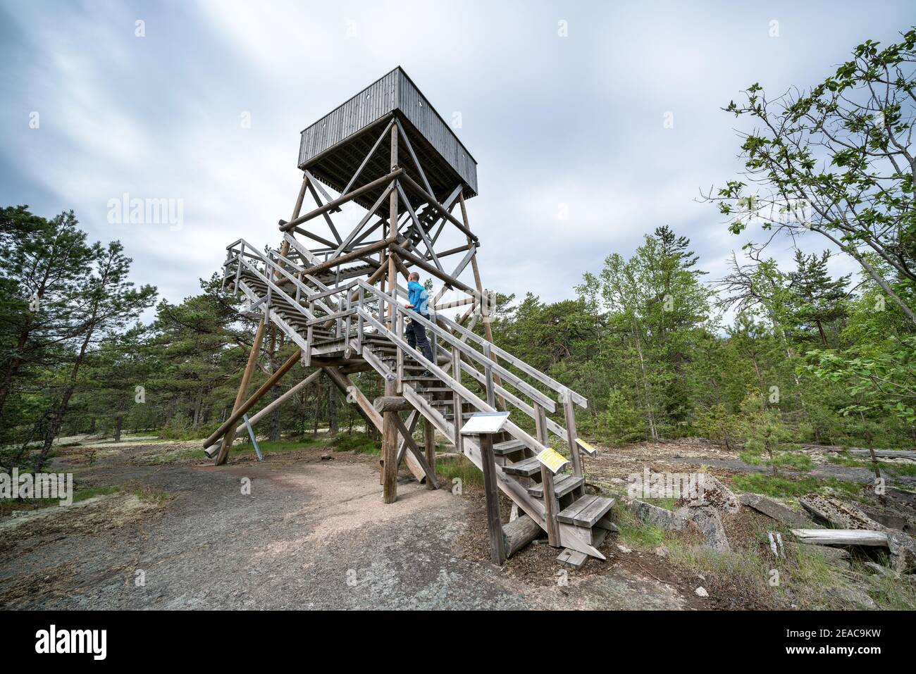 Observation tower stairs hi-res stock photography and images - Alamy