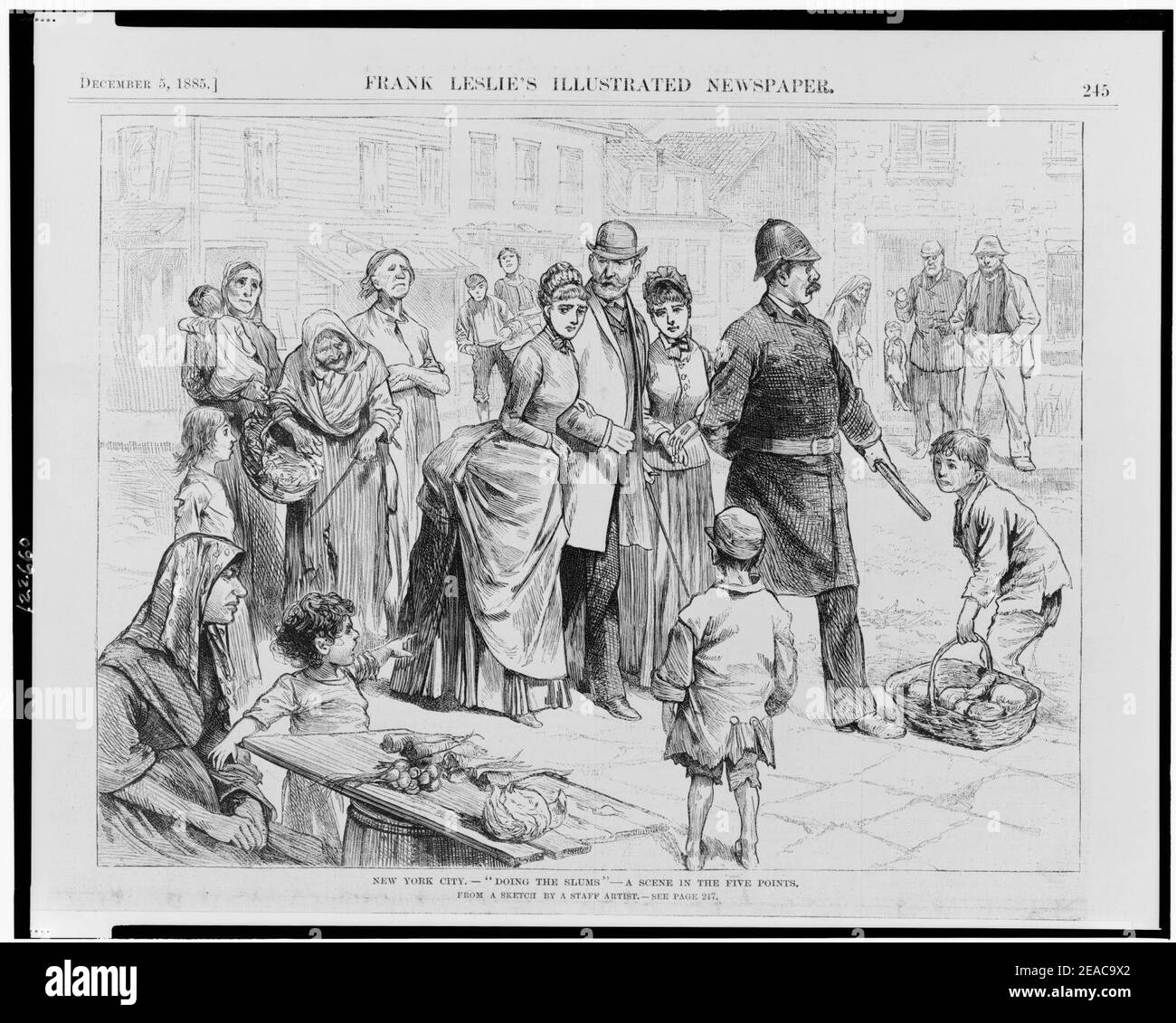 New York City - ''Doing the slums'' - A scene in the Five Points - from ...