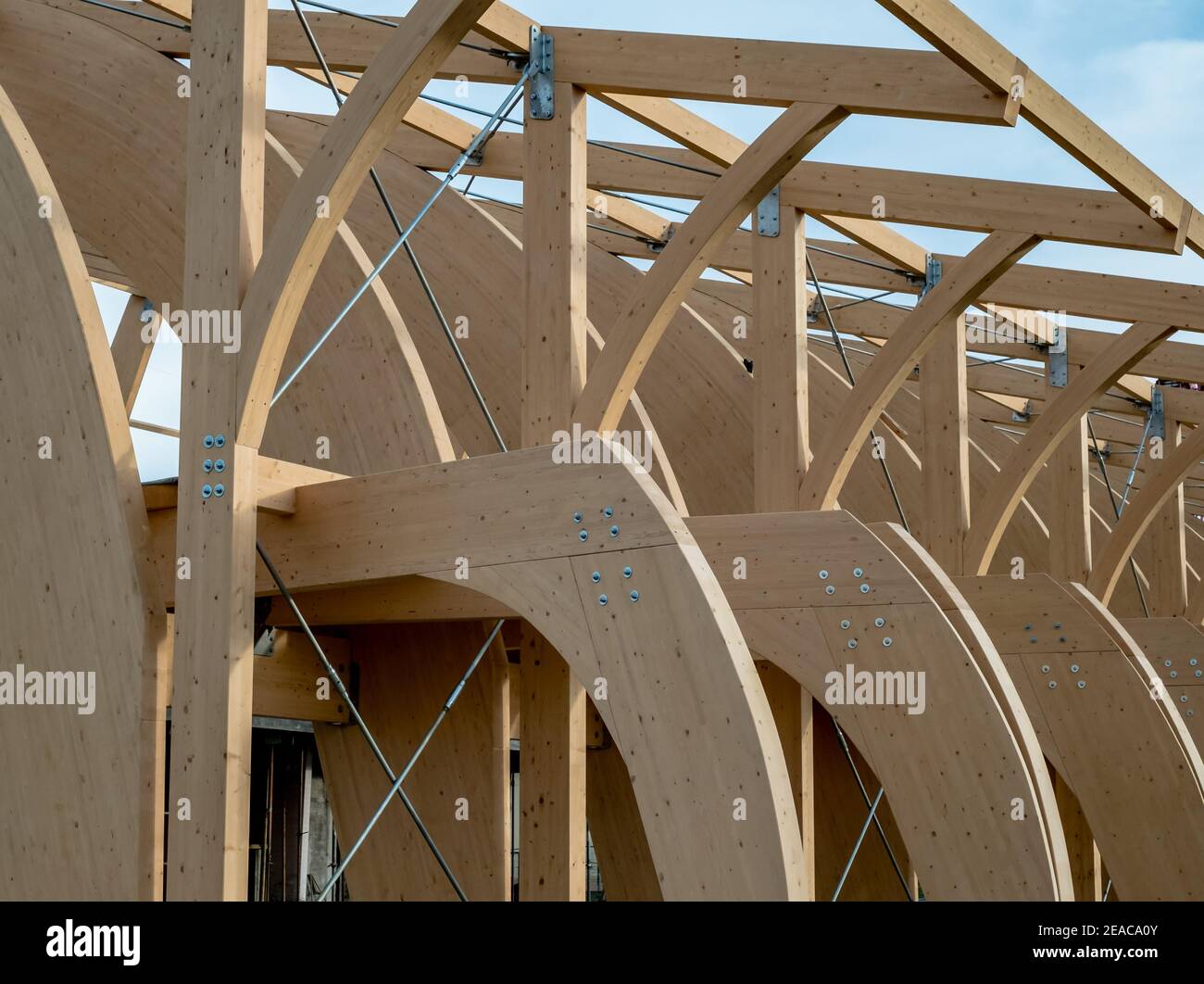 Glued laminated timber hi-res stock photography and images - Alamy