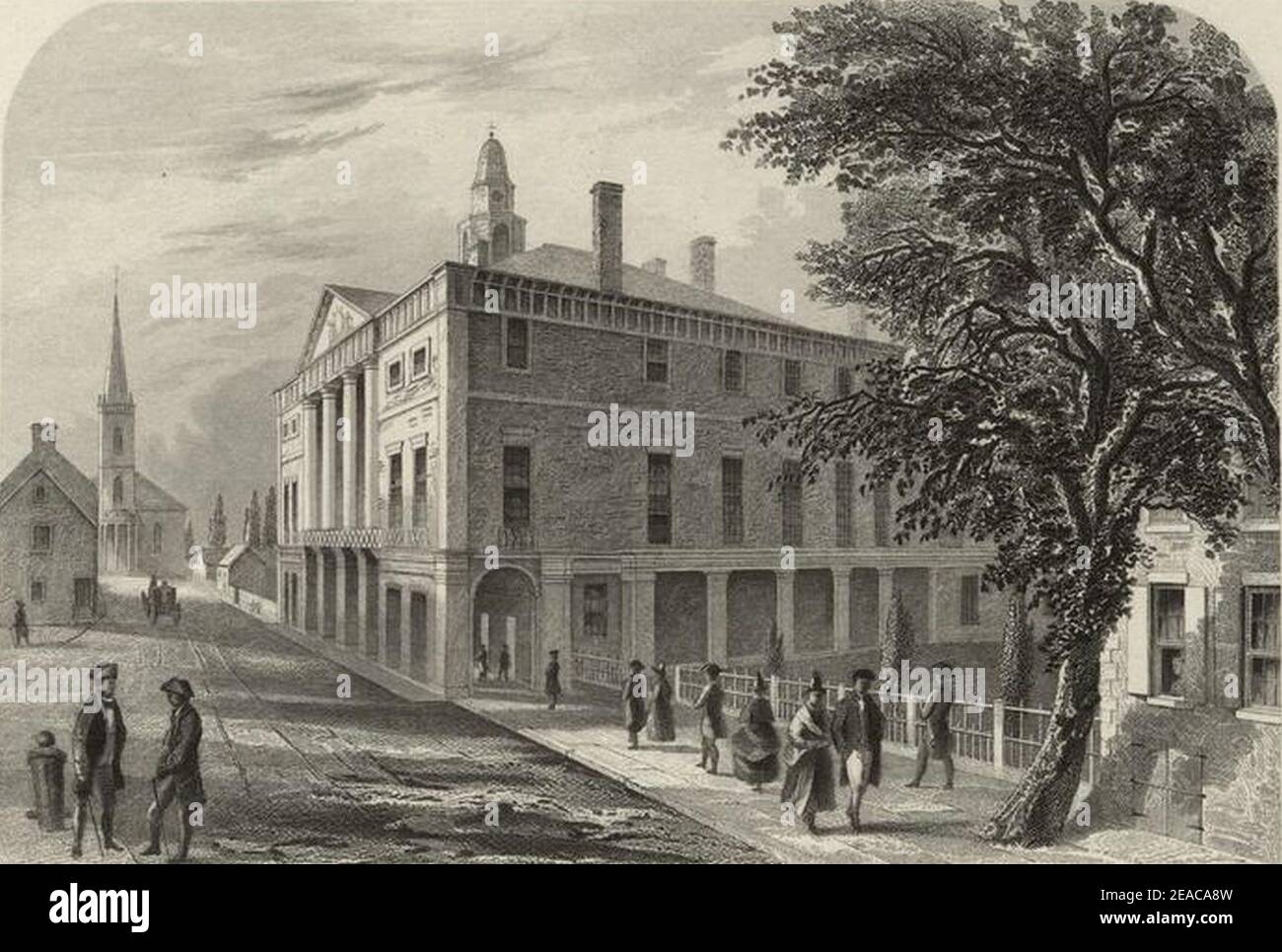 New York City Hall 1789b Stock Photo - Alamy