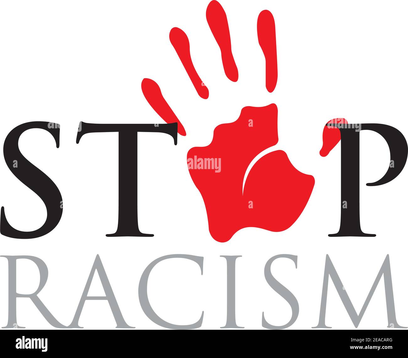 Anti racist banner Stock Vector Images - Alamy