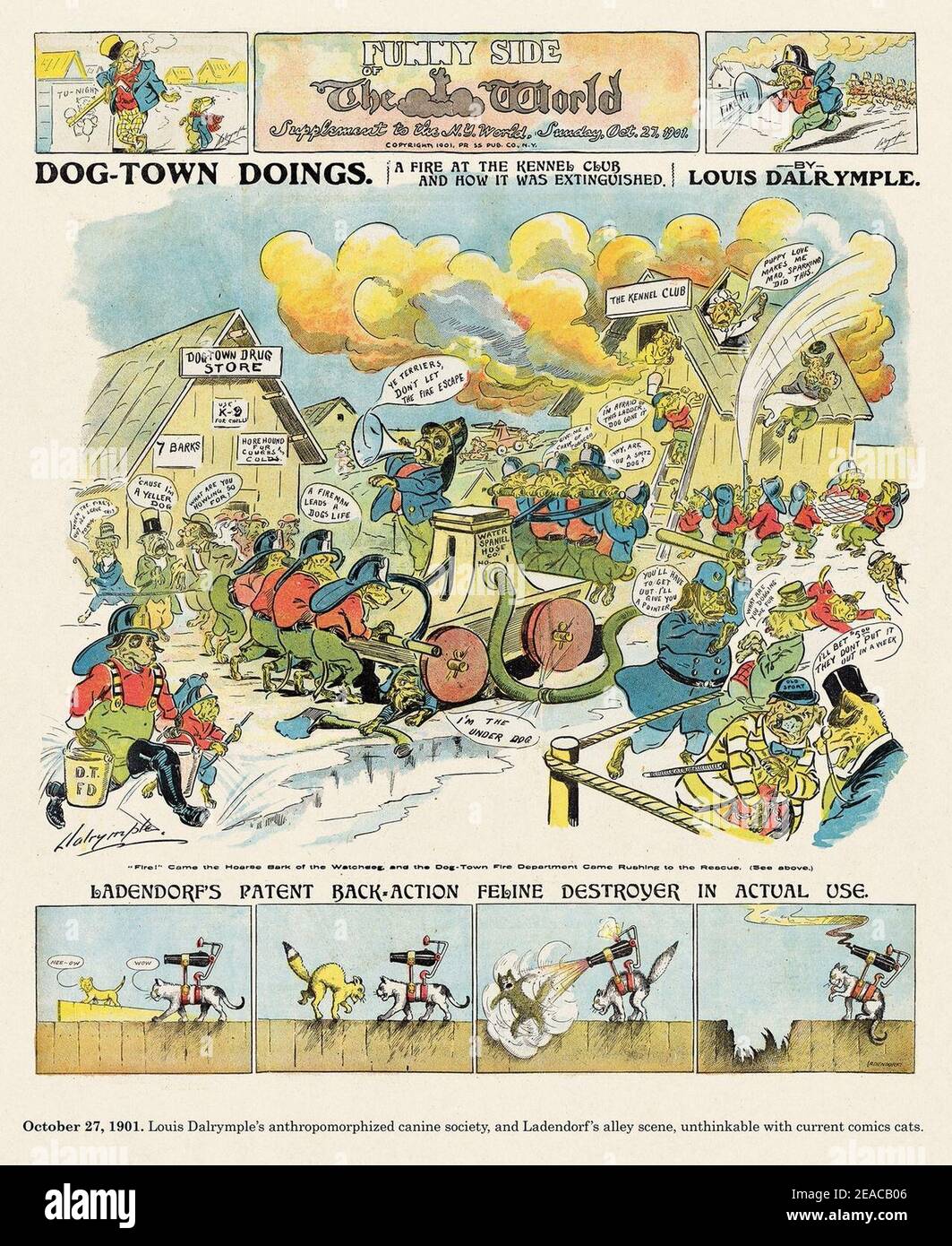New York World comics supplement (1901-10-27 Stock Photo - Alamy