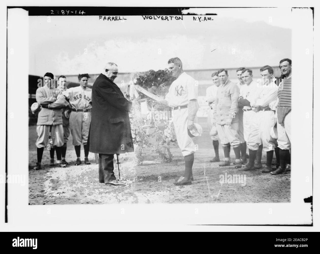 New york yankees president frank farrell hi-res stock photography and ...