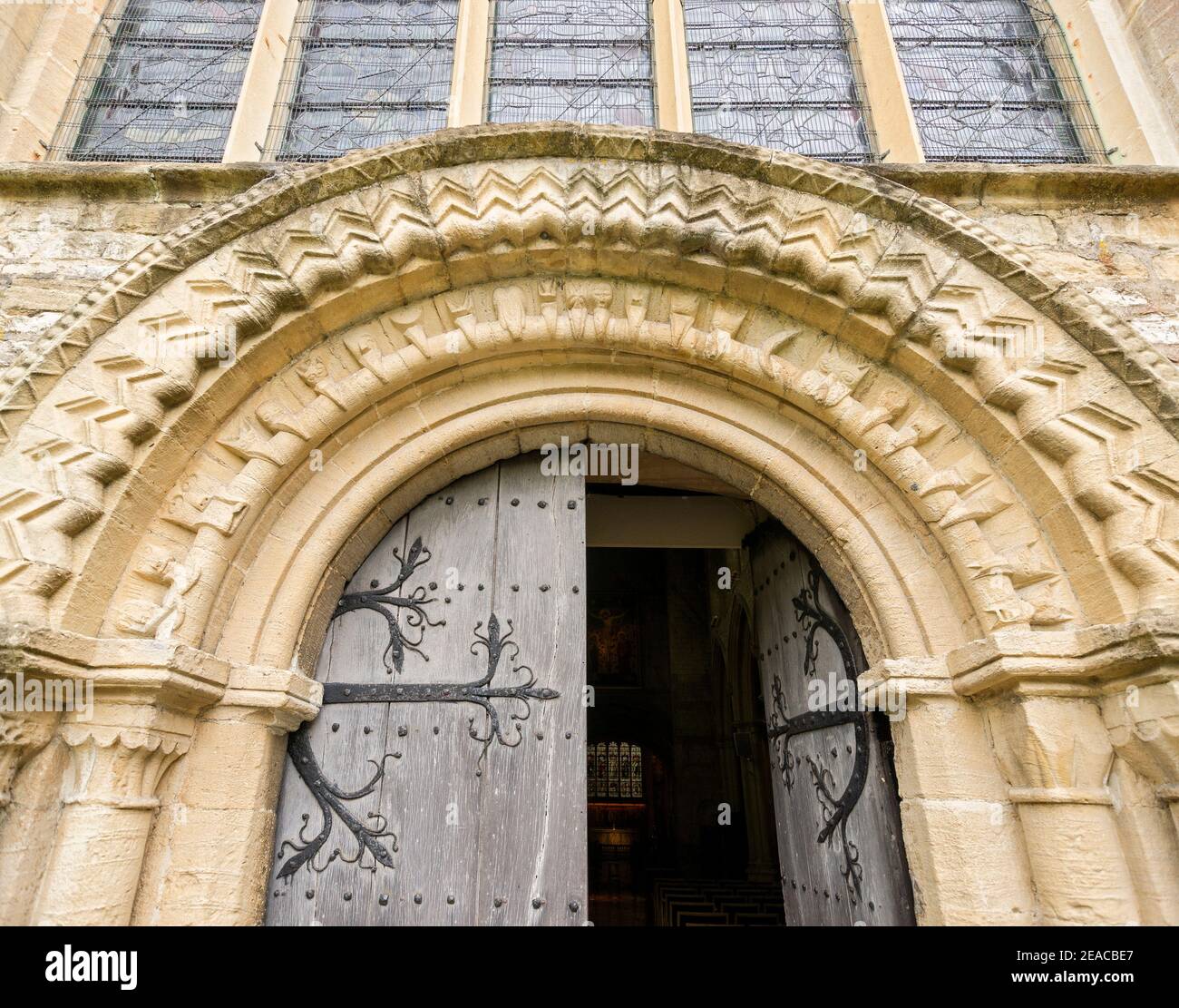 Famous norman church hi-res stock photography and images - Alamy