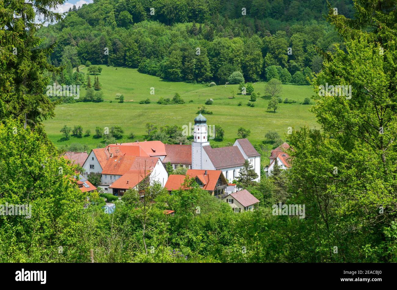 Germany, Baden-Wuerttemberg, Albstadt-Ebingen, former Franciscan ...