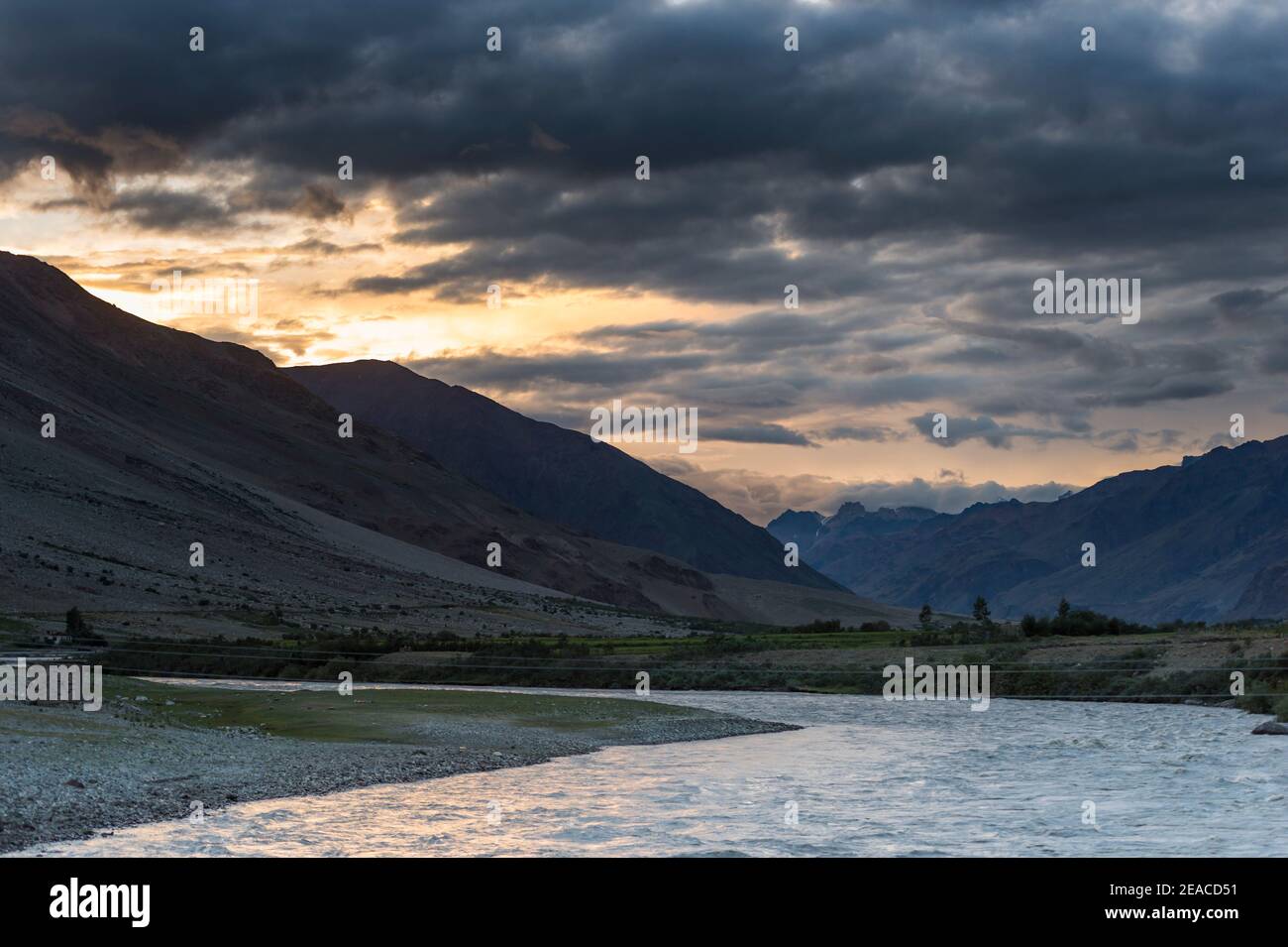 Landscape of the Zanska chain, the Stod river Stock Photo - Alamy