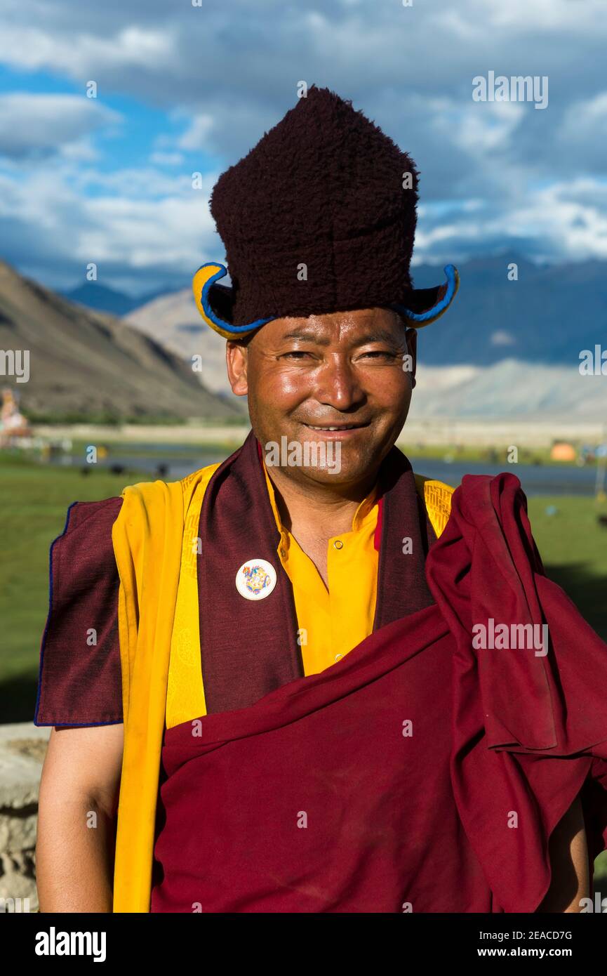 Lama of the sani gompa monastery hi-res stock photography and images ...