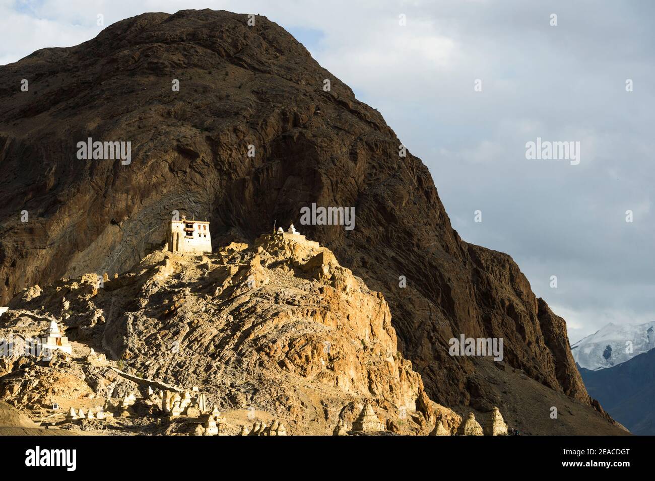 Zangla, with the Karsha Khar fortress Stock Photo - Alamy