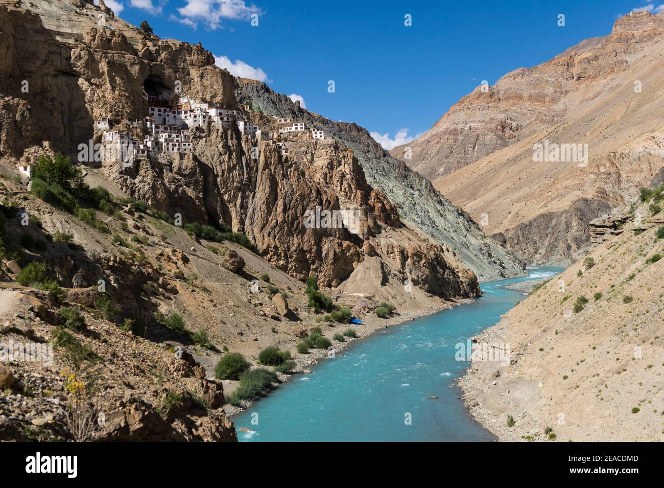 the Phuktal Gompa monastery Stock Photo - Alamy