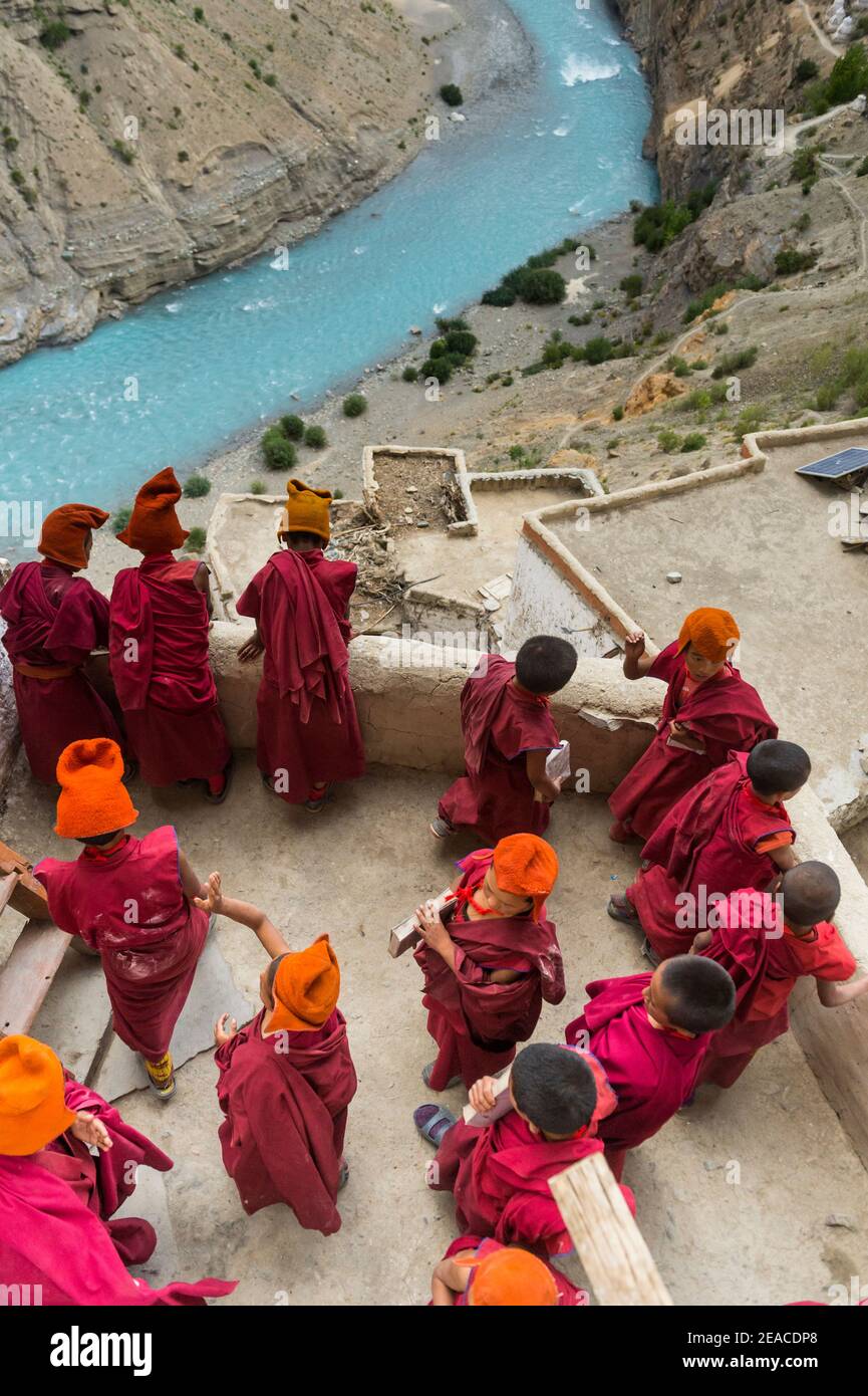 the Phuktal Gompa monastery Stock Photo - Alamy