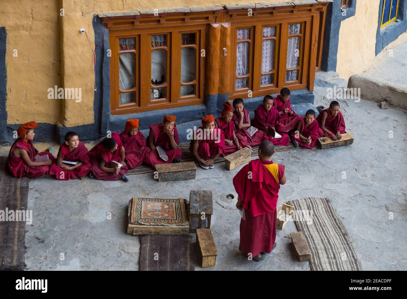 the Phuktal Gompa monastery Stock Photo - Alamy