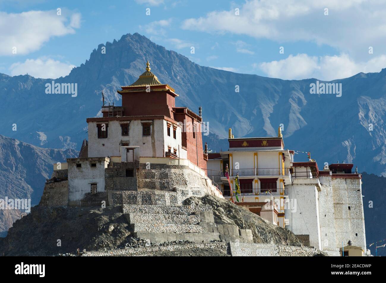 the monastery Tingmogang Gompa Stock Photo - Alamy