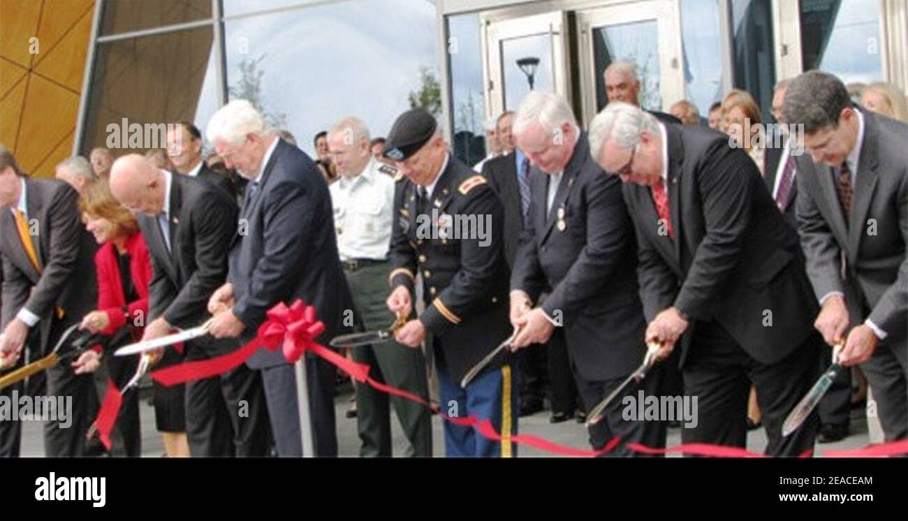NGA New HQ - Ribbon-cutting ceremony Stock Photo - Alamy