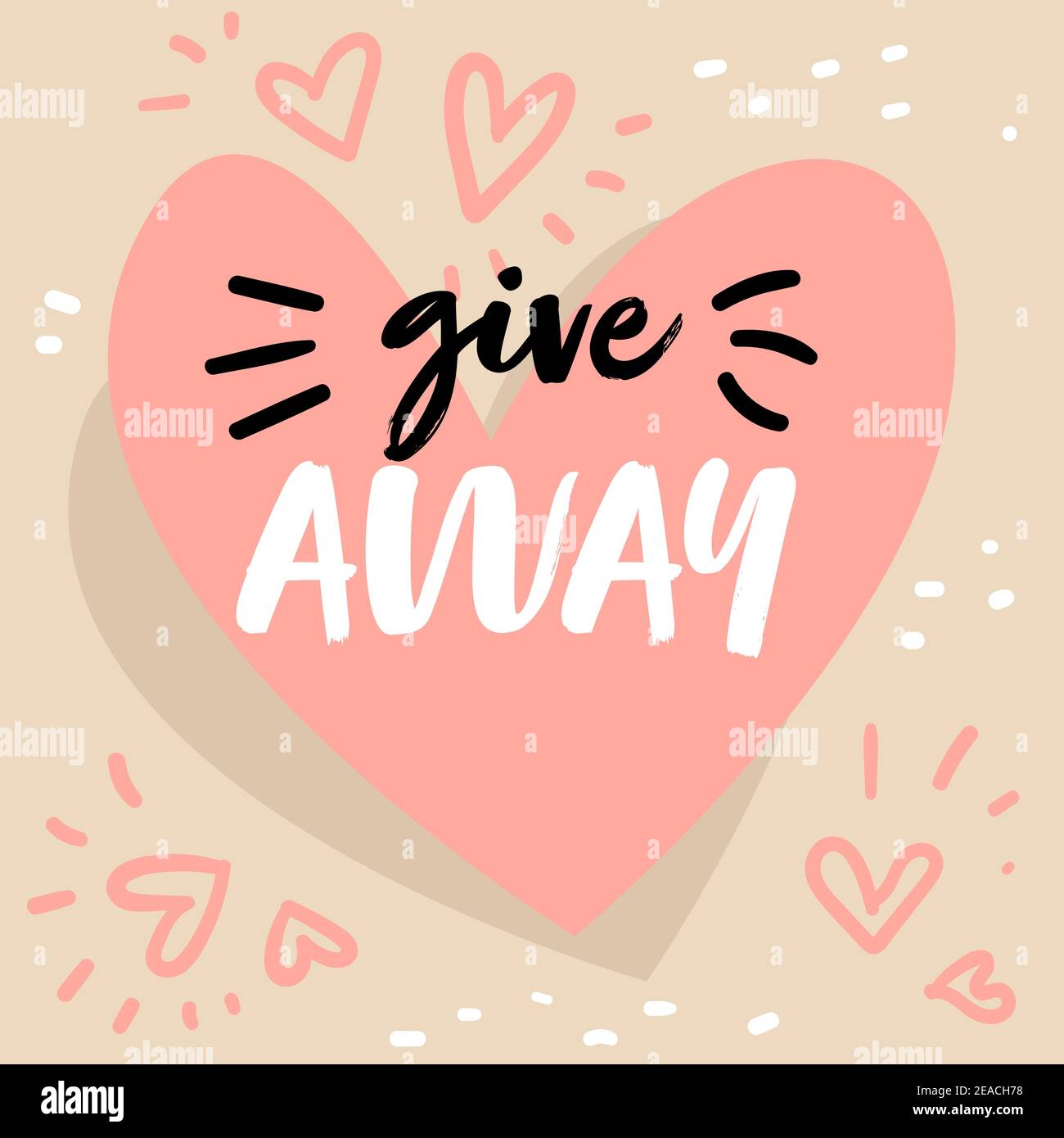 Give away sign in Stock Vector Images - Alamy