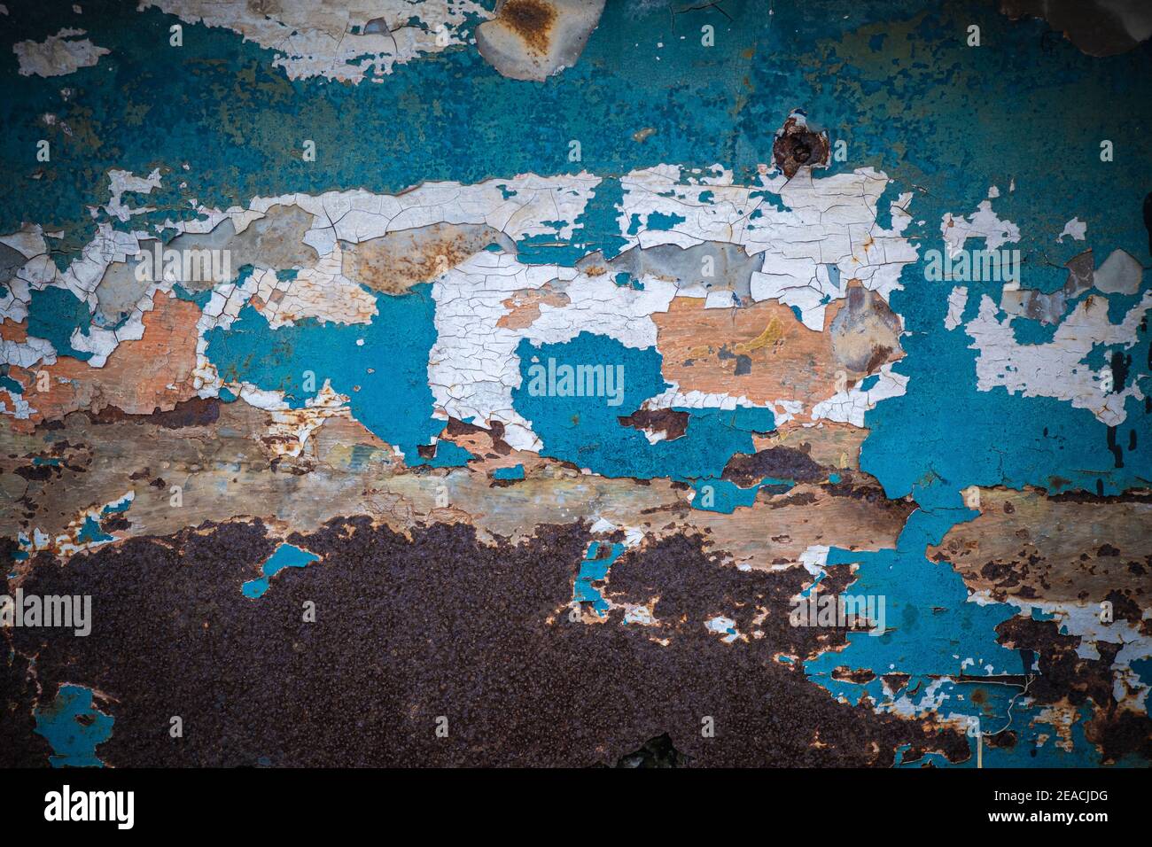 Blue and white metal background,Rusty metal background with streaks of ...