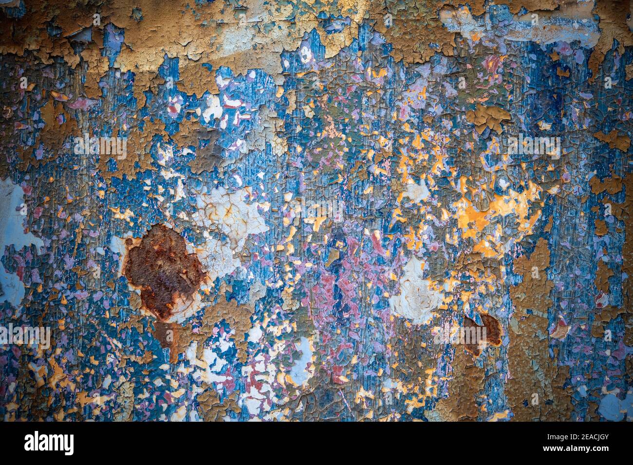 Blue,white and pink metal background,Rusty metal background with ...