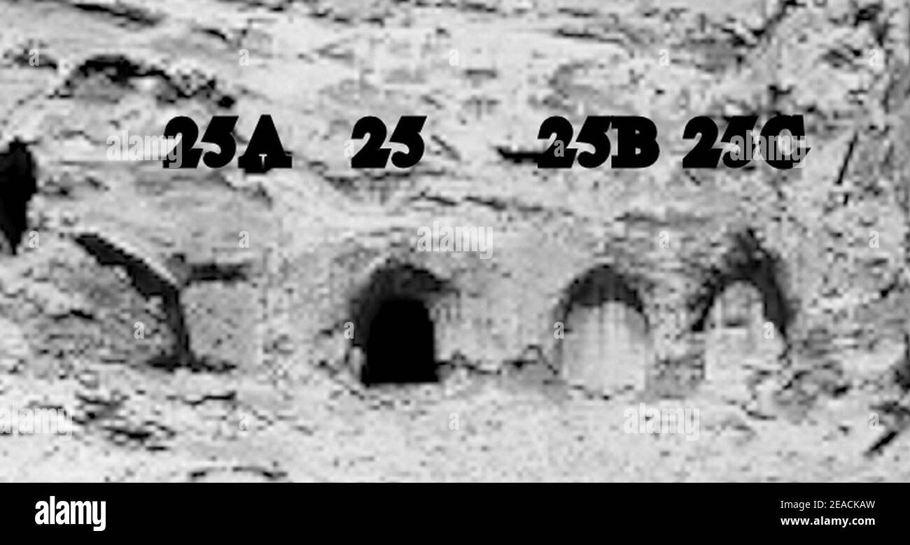 Niche caves 25, Kizil Stock Photo - Alamy