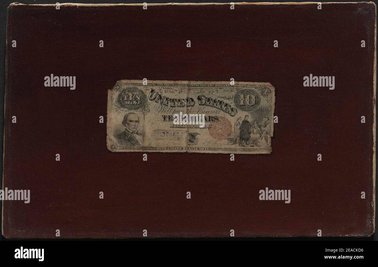 Nicholas Alden Brooks - A Ten Dollar Bill Stock Photo - Alamy